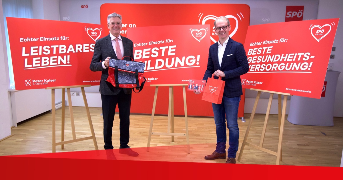 SPÖ Kärnten - Kärnten-Wahl 23: Präsentation der ersten Bewerbungssujets ...